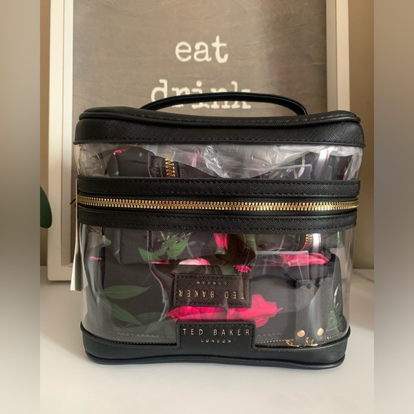 Ted Baker | Jewelry | Ted Baker Floral Travel Bag Set 4 Pieces | Poshmark